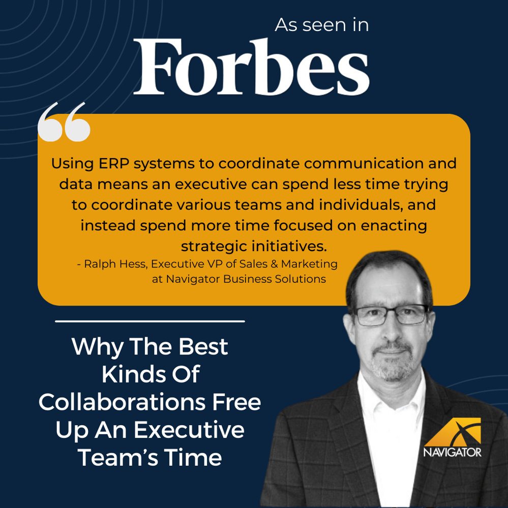 Collaboration & ERP Allows Organizations to Streamline Work - Forbes ...